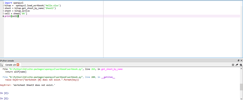 Python'da Excel'den Dosya Okuyamıyorum - Python - YazBel forumu